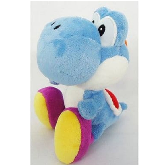 Nintendo | Toys | Nintendo Blue Yoshi Stuffed Plush Animal Toy Yoshis ...